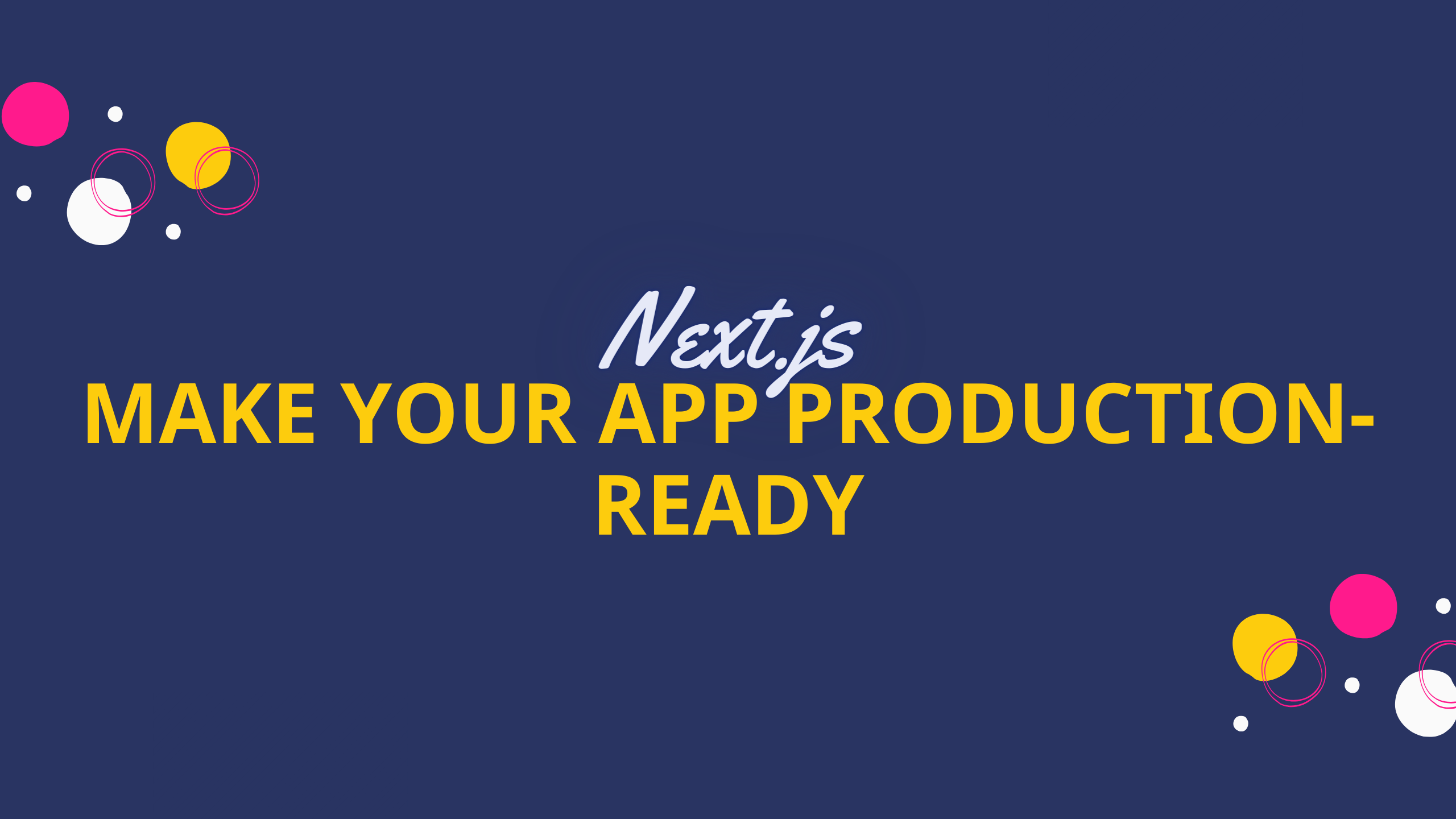 Seven Strategies To Implement In A Freshly Built Nextjs Application Alamin Shaikh