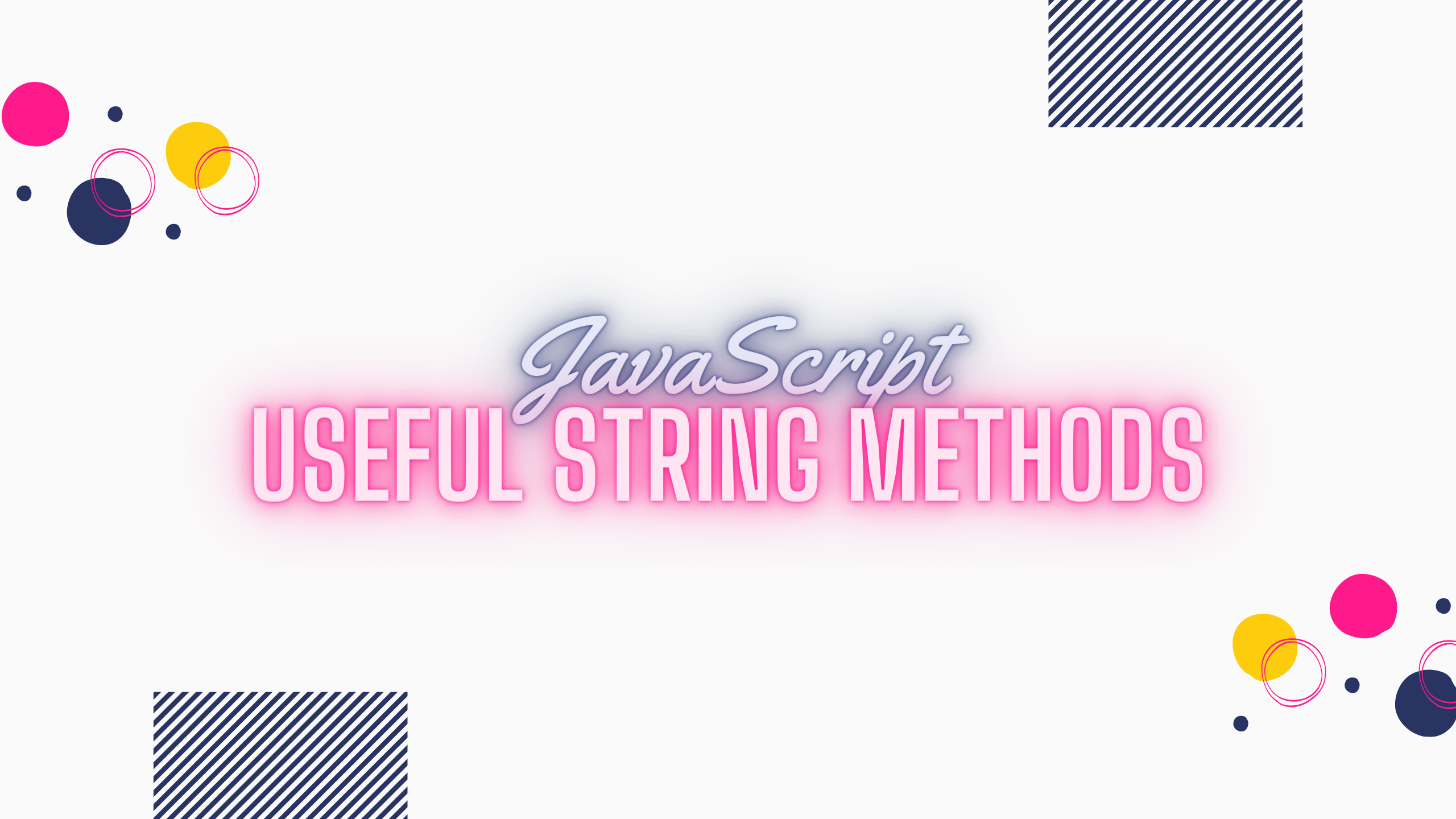 JavaScript string methods I frequently use in building production apps ... JavaScript string methods I frequently use in building production apps ...